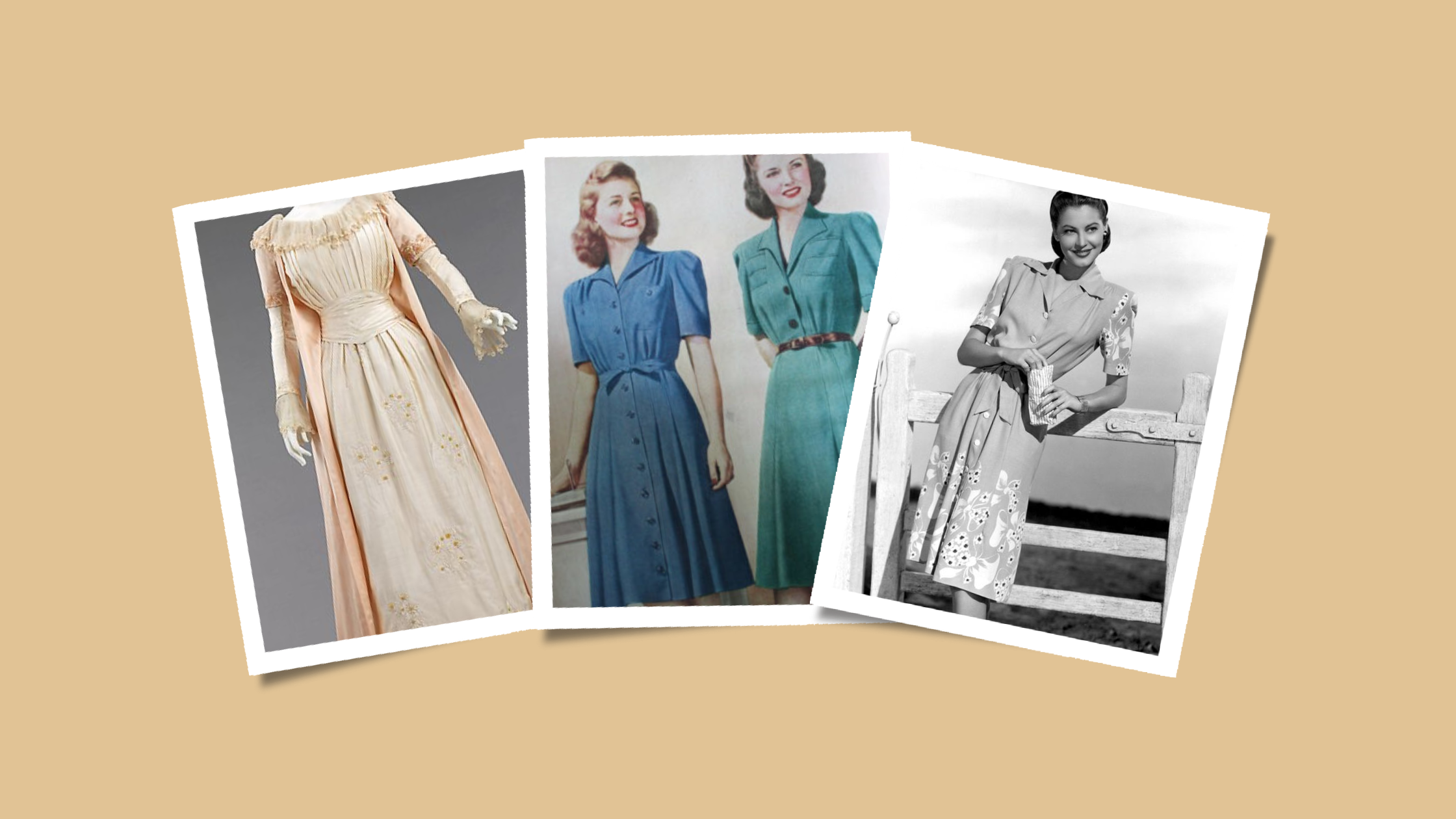 A Brief History of The Tea Dress - From Victorian gown to 1940s staple ...