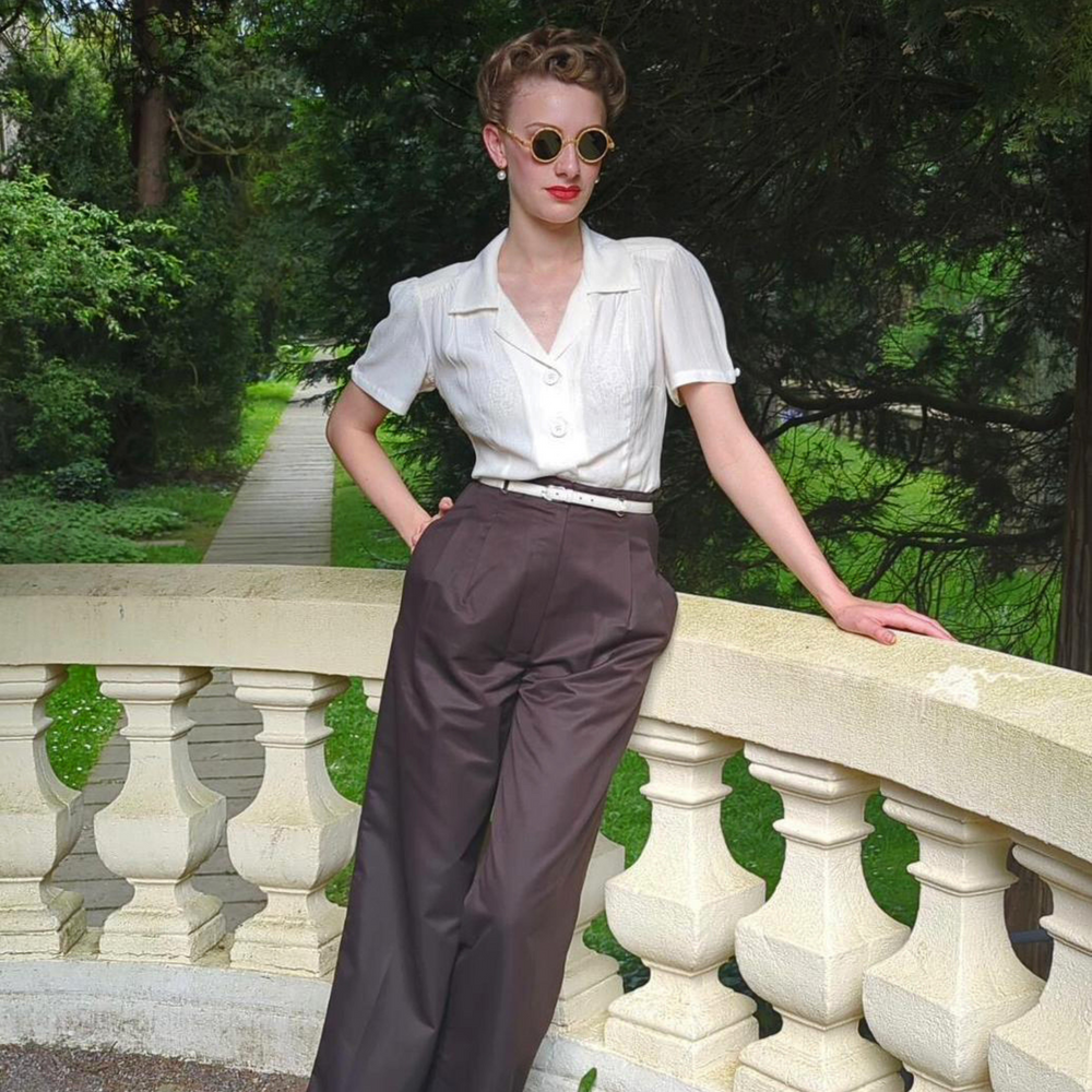 1940s Style Vintage Blouses - The Seamstress of Bloomsbury